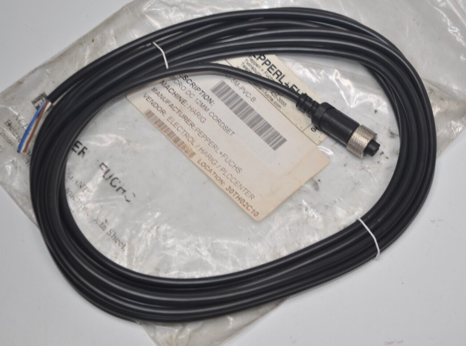 NEW PEPPERL & FUCHS V1-G-5M-PVC-B CONNECTOR CABLE - Everything Else