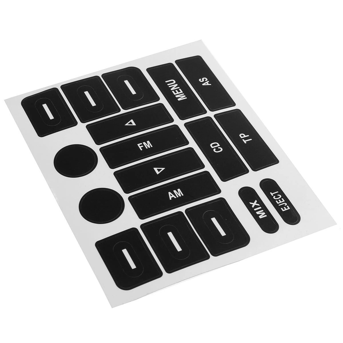 New Arrival MK5 Radio Button Repair Sticker Decals Car FM Radio Button ...