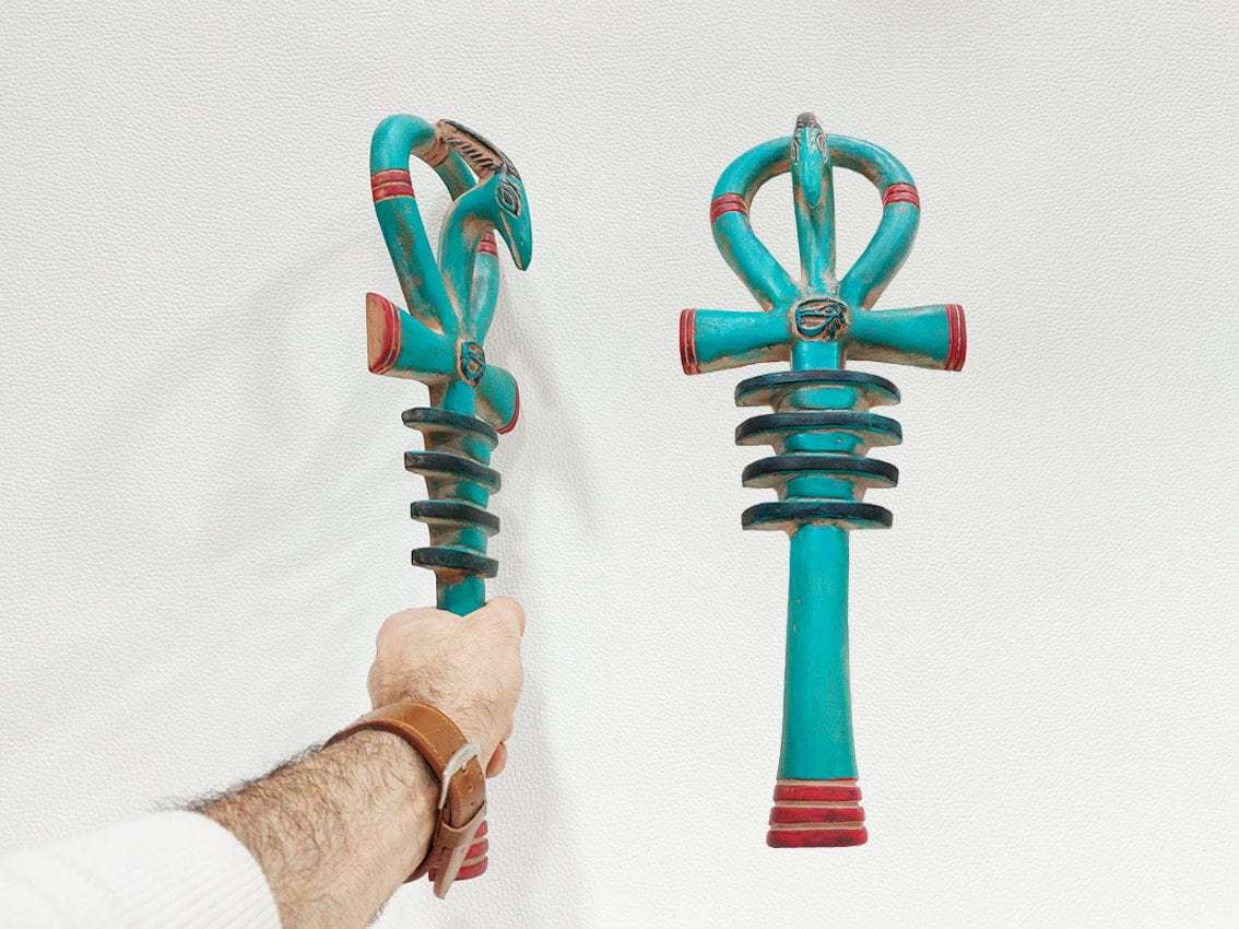 Rare sceptre. Wass scepter. Ankh's sceptre. Scepter of the god Ptah ...