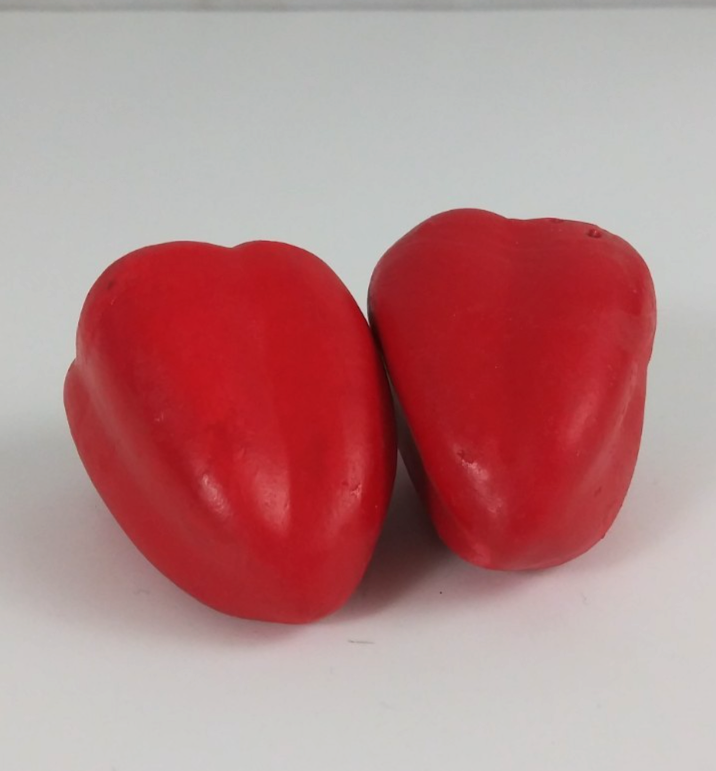 Vintage Small Red Bell Pepper Salt & Pepper Shakers - Salt & Pepper Shakers