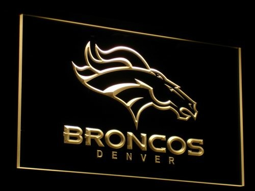 Denver Broncos LED Neon Bar Sign Light NFL Football Man Cave - Other ...