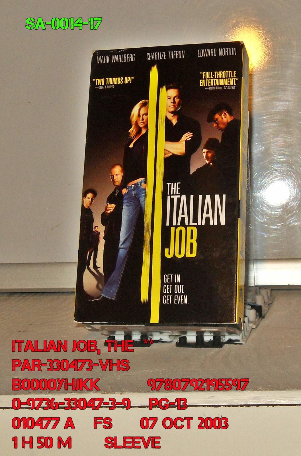 The Italian Job [VHS] [VHS Tape] - DVDs & Blu-ray Discs