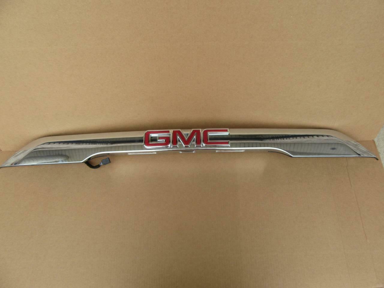 OEM 2017-2019 GMC Acadia Rear Tailgate Hatch Chrome handle trim Molding ...