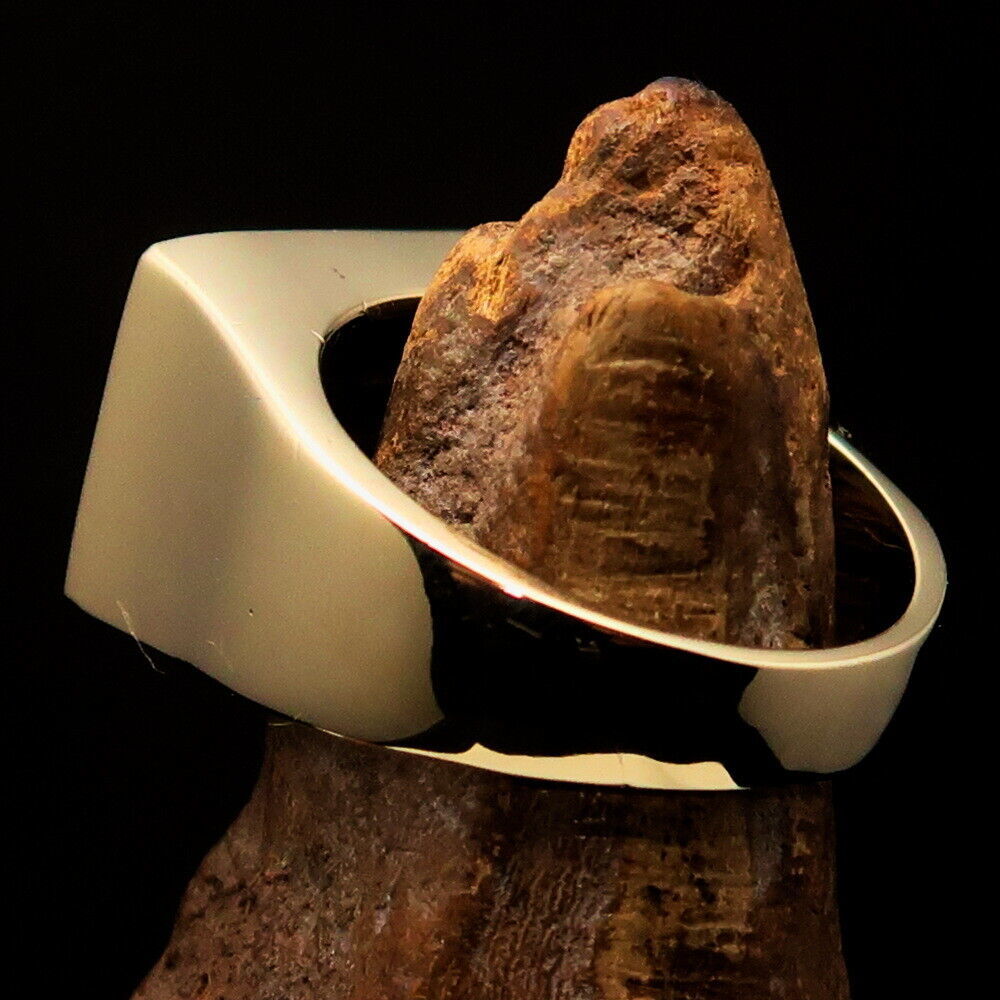 Rectangle shaped Mens Pinky Ring Japanese War Flag black Sun-Beams ...