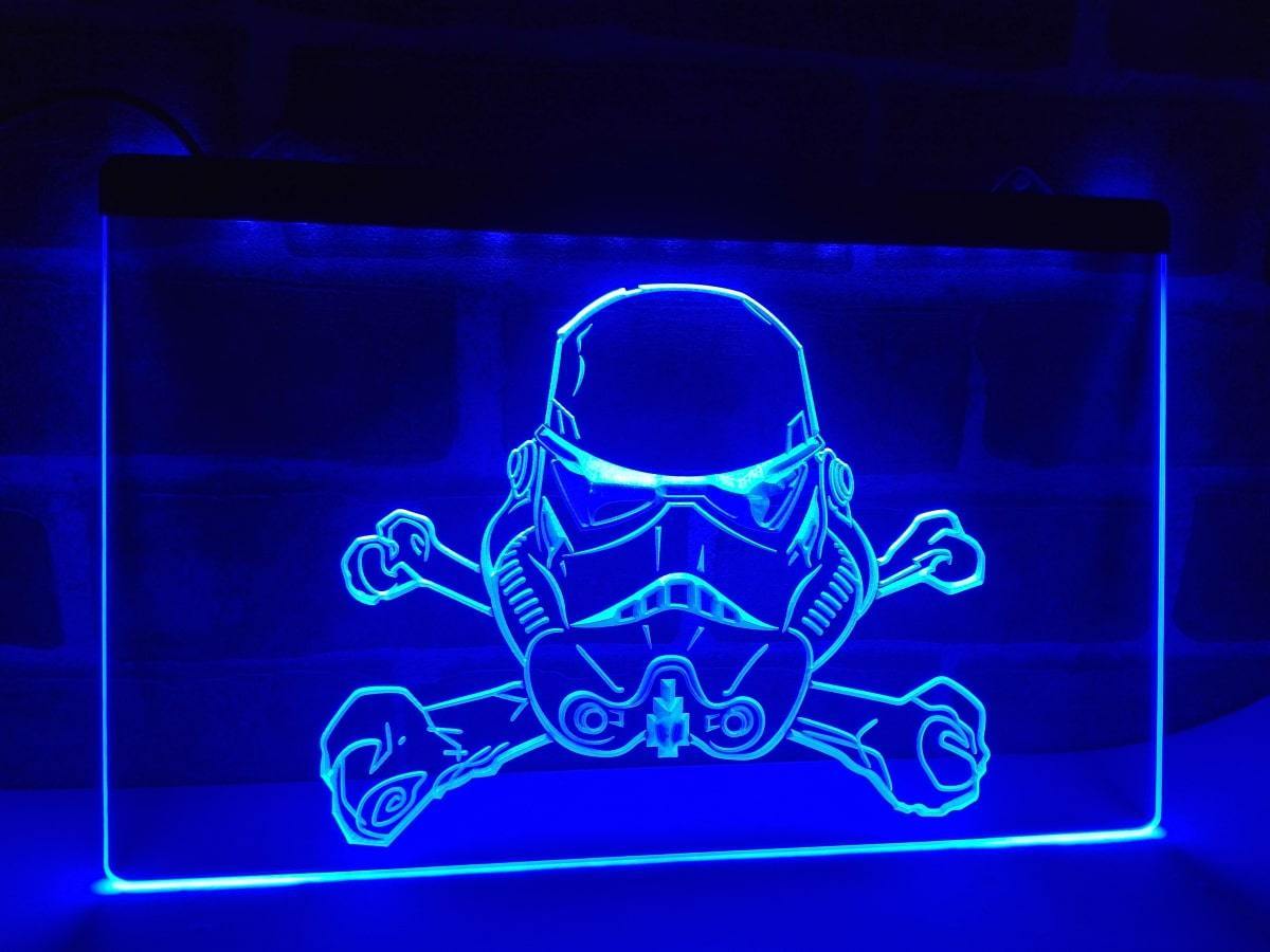 Stormtrooper Helmet Star Wars Illuminated Led Neon Sign Home Decor ...