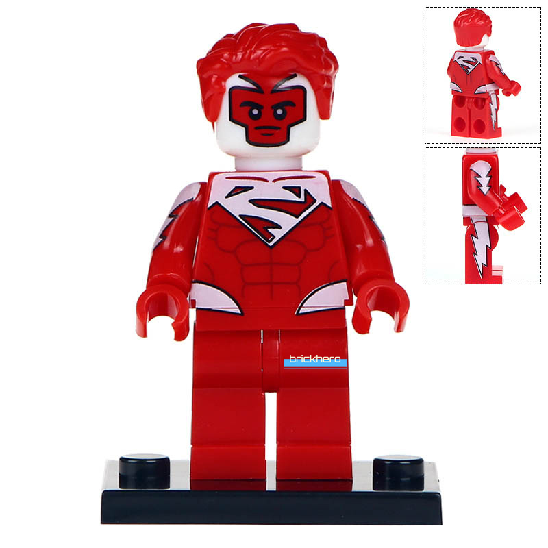 Superman Electric Red DC Comic Superhero Lego Compatible Minifigure ...