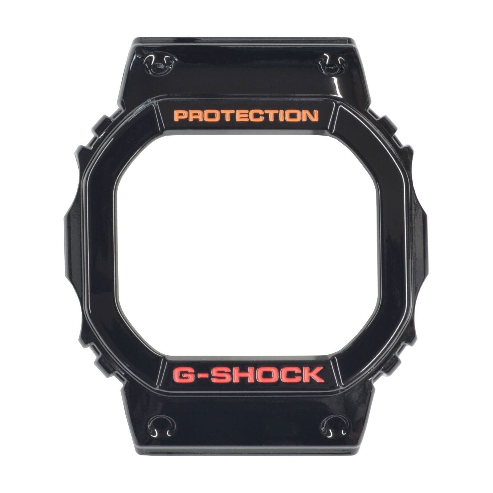 Genuine CASIO G-SHOCK G -Lide Watch Band Bezel Shell GWX-5600 Black Rubber Cover - Bezels & Inserts