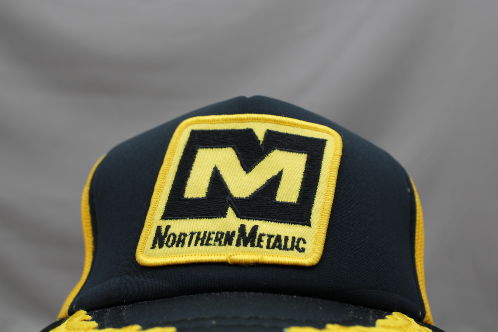 Vintage Patched Trucker Hat - Northern Metallic - Adult Snapback - Men ...
