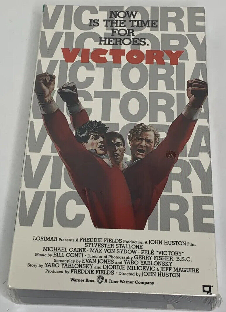 VICTORY SEALED MOVIE VHS TAPE WAR 1981 DRAMA SYLVESTER STALLONE CAINE ...