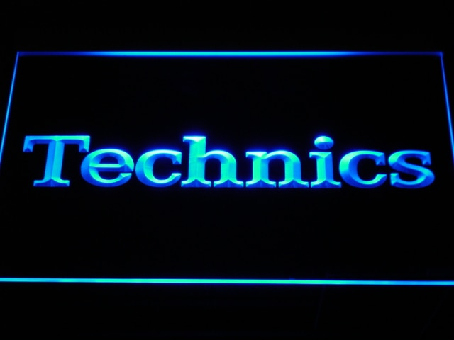Technics Audio Illuminated Led Neon Sign Home Decor, Lights Decor Art ...