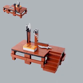 NWTOYS Scaffold Execution Gallows Set Minifigure Display Case - LEGO (R ...