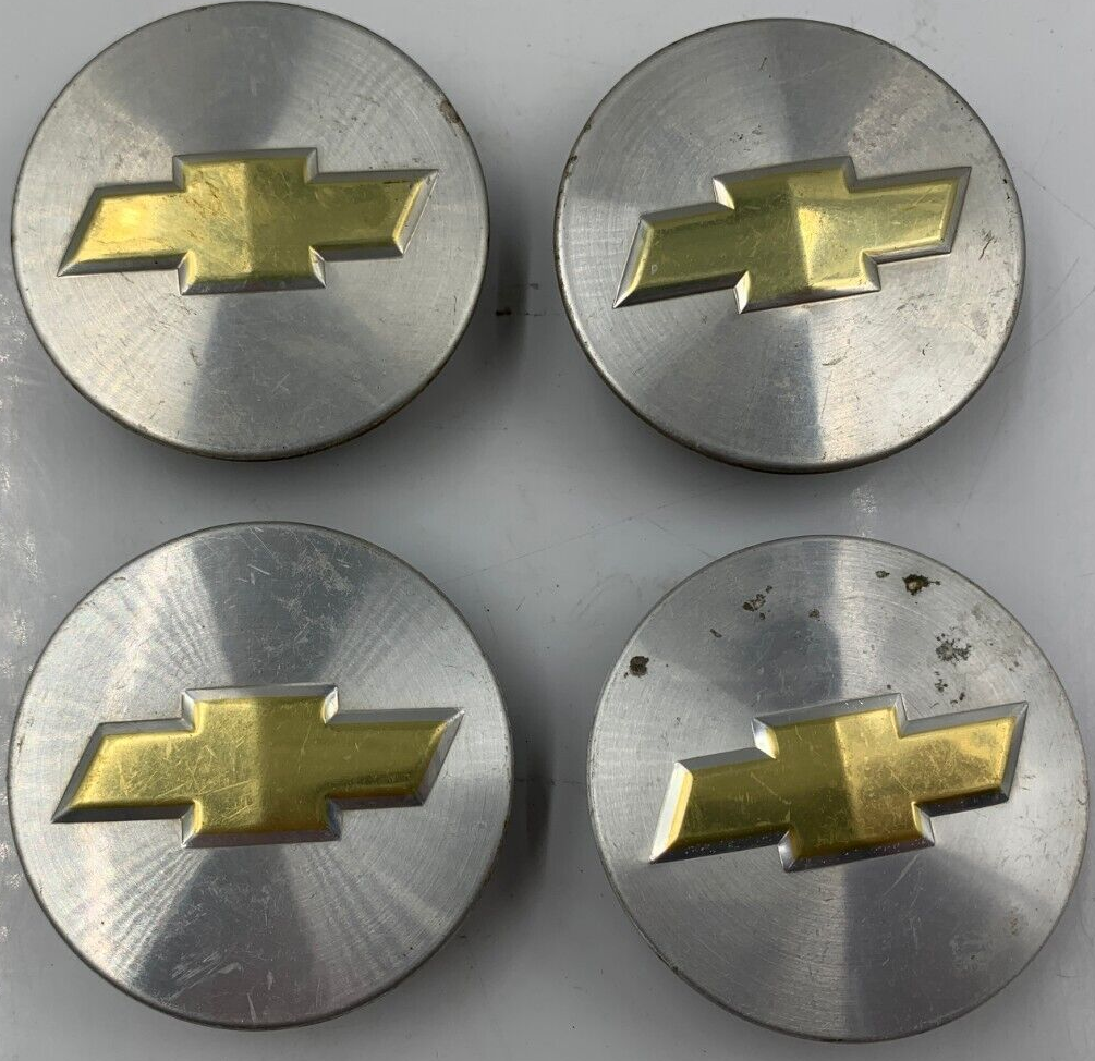 Chevrolet Rim Wheel Center Cap Set of 4 Chrome 2-1/2 inch OEM E04B17087 ...