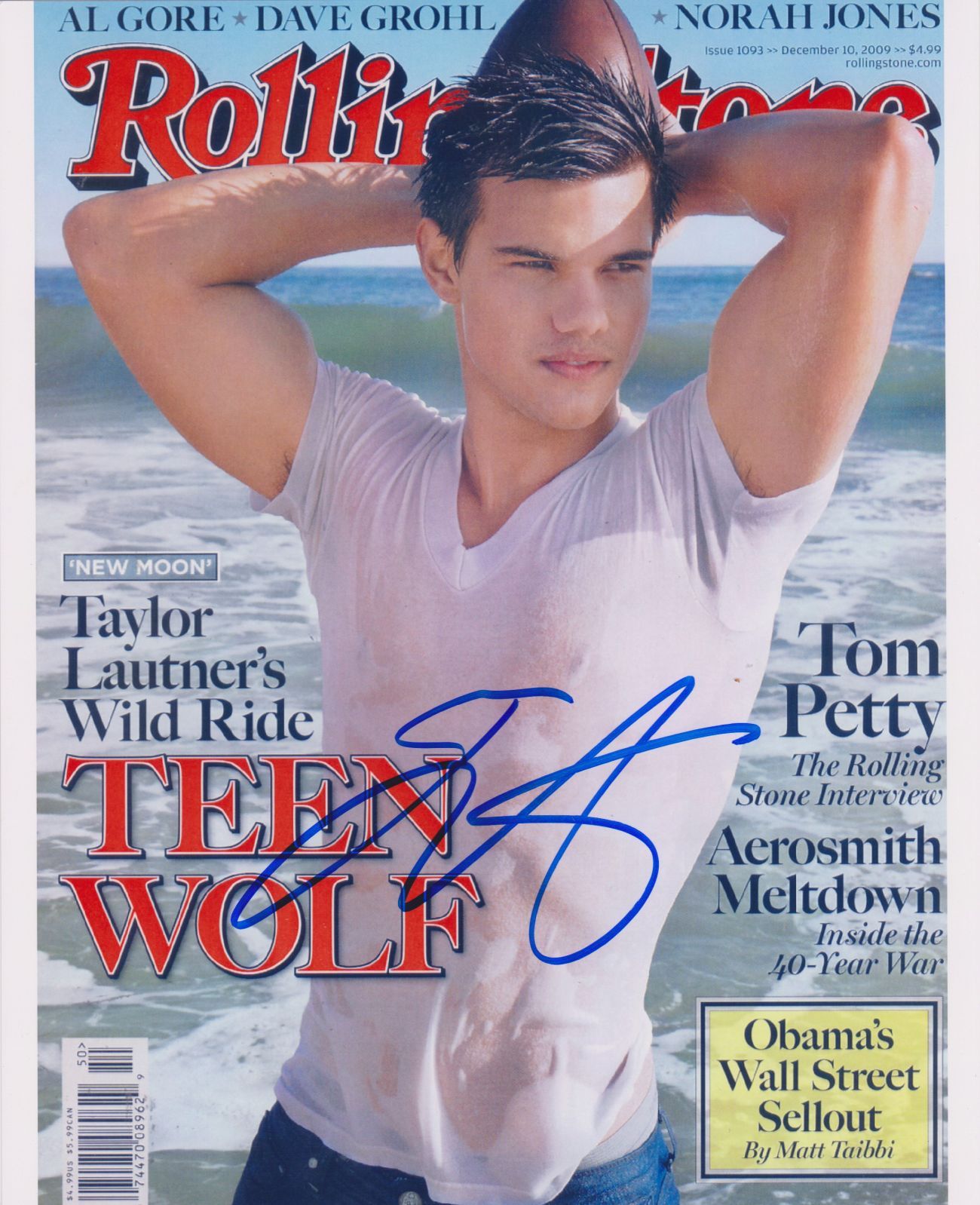 Taylor Lautner Signed Autographed Glossy 8x10 Photo - Photographs
