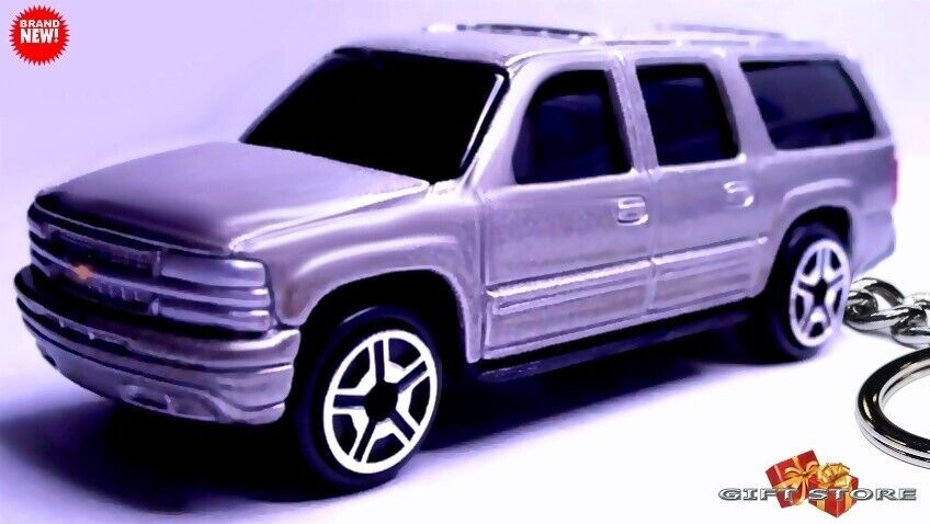 VERY RARE KEYCHAIN SILVER CHEVY SUBURBAN NEW CUSTOM Ltd EDITION GREAT ...