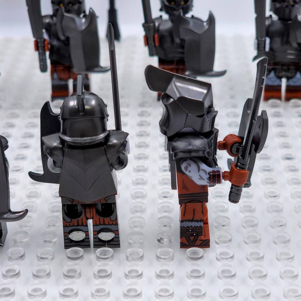 11pcs Gundabad Orcs Azog's army The Hobbit The Lord of the Rings Minifigures - Building Toy ...