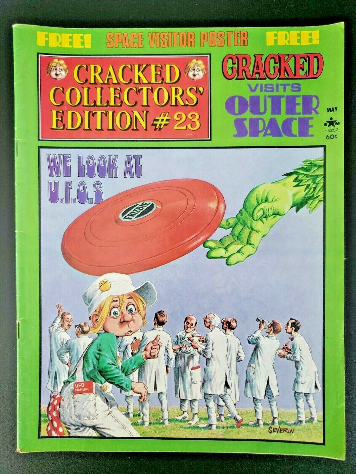 1978 Rare Cracked Magazine May Collectors #28 "Visits Outer Space UFOS ...
