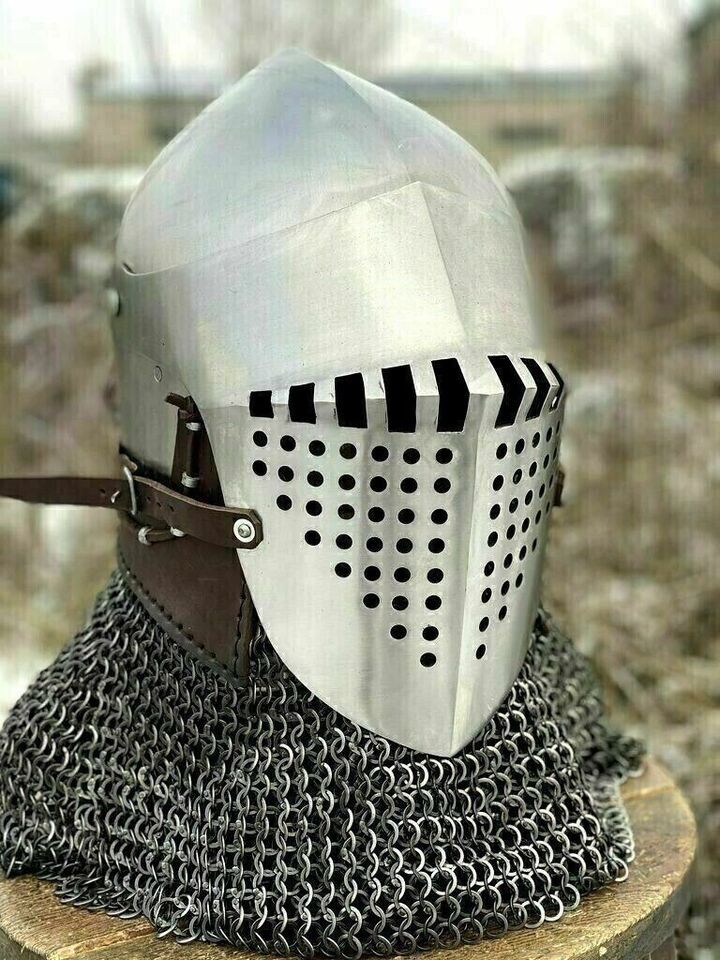 18 Steel Mild Medieval Thor Movie Armor Ragnarok Loki Knight Sca Helmet ...