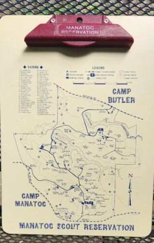 Camp Manatoc Reservation Camp Butler Clip Board Boy Scouts Peninsula ...