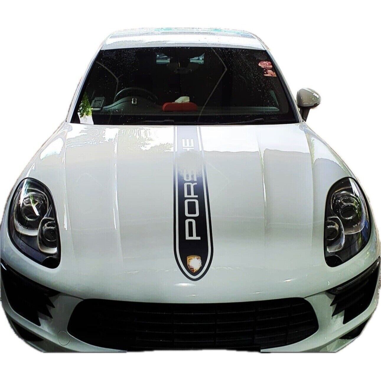 Custom Hood Dual Stripe Decal Kit For Porsche Macan 2015-2024 - Decals ...