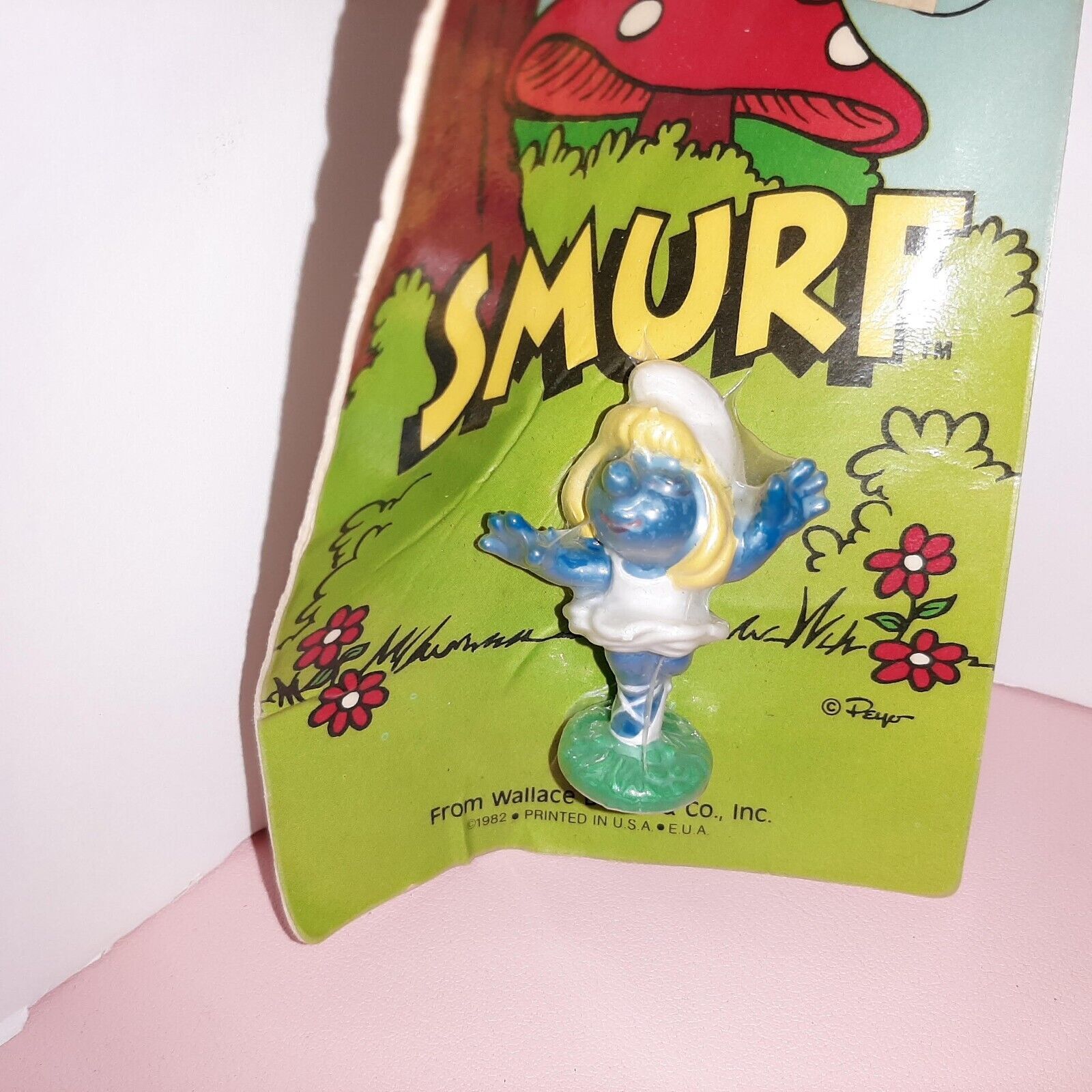 Smurfs Smurfette Ballerina Smurf Figure Vintage 1982 RARE NEW in ...