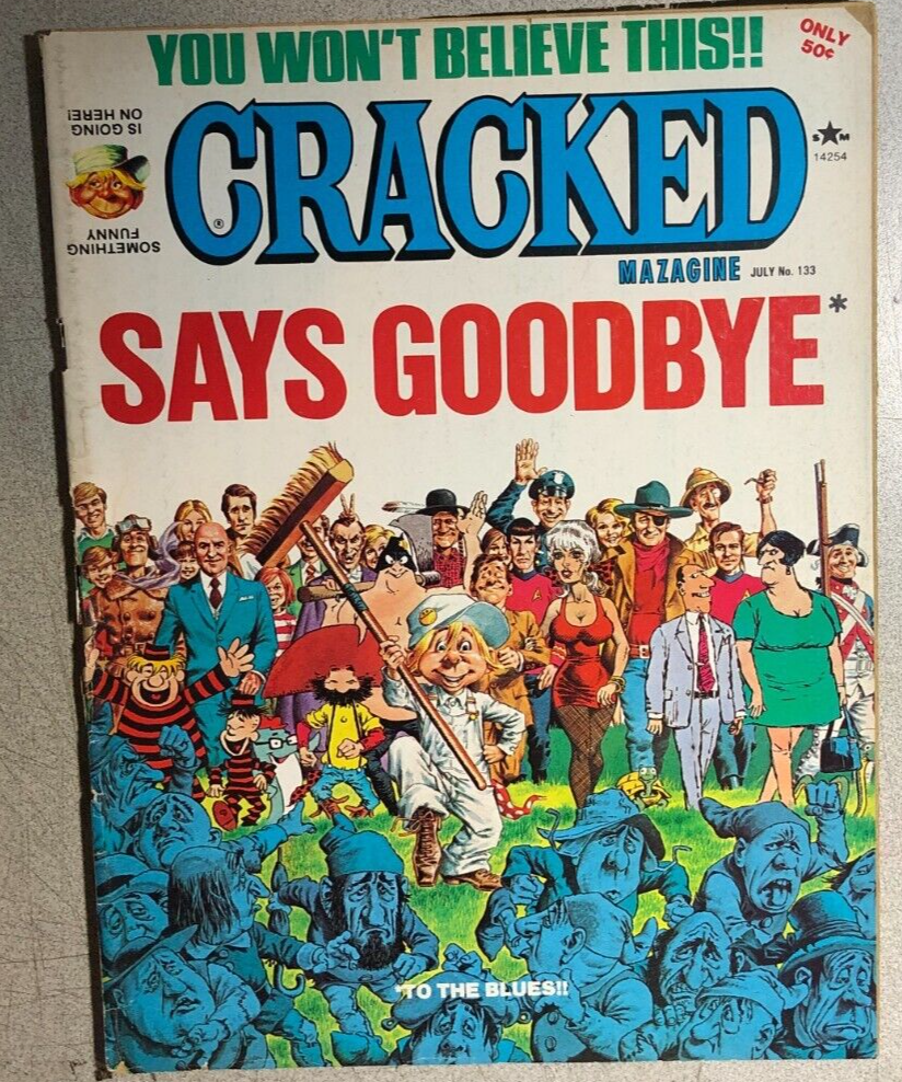 CRACKED #133 comics/humor magazine (1976) - Magazines