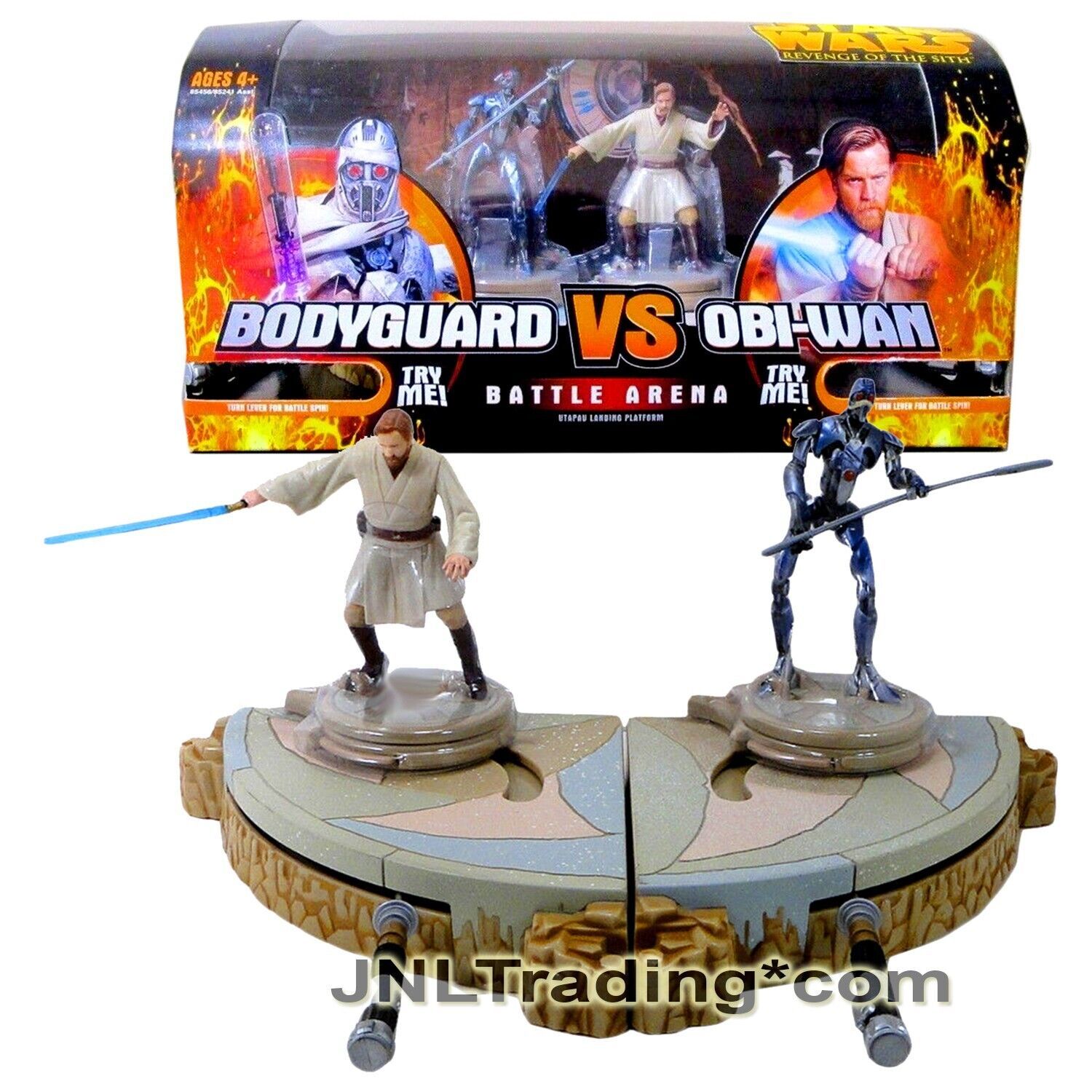 Star Wars Battle Arena UTAPAU LANDING PLATFORM GRIEVOUS BODYGUARD OBI ...