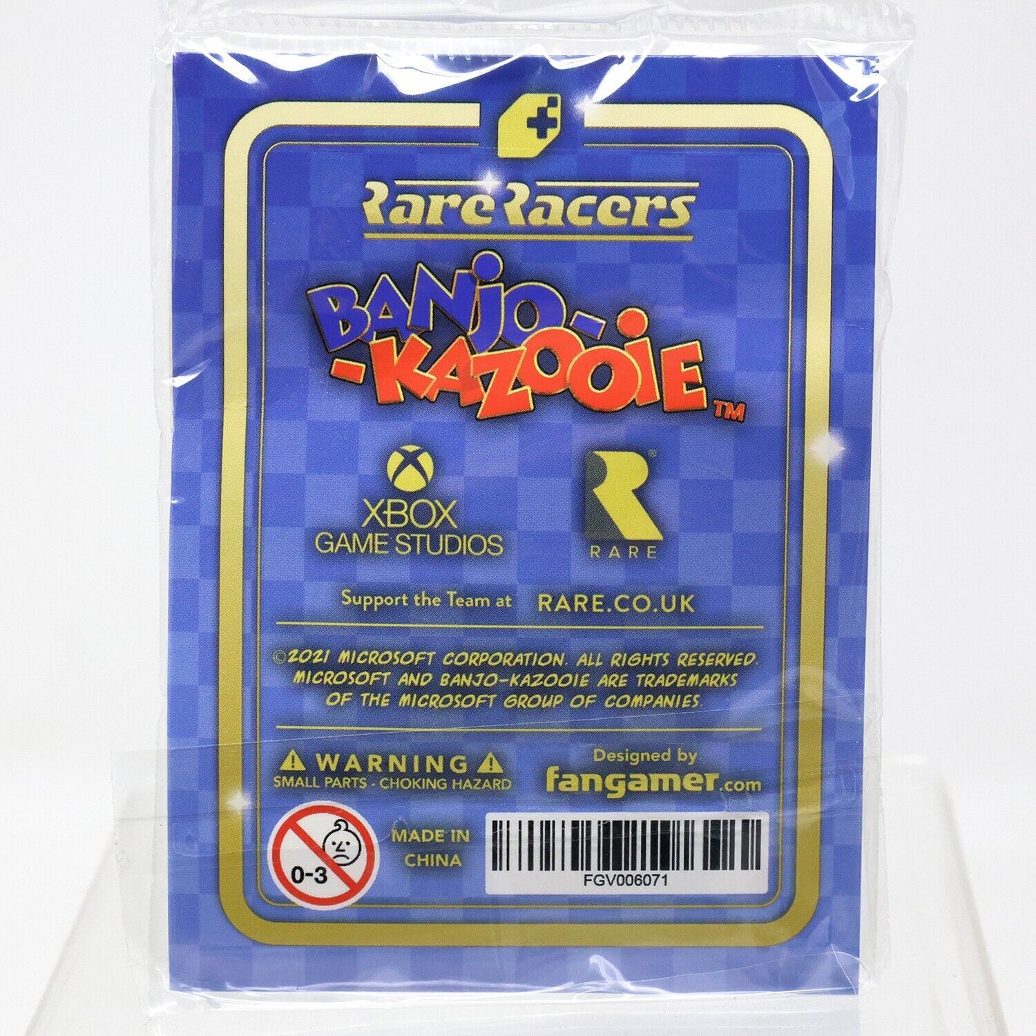 Banjo Kazooie Rare Racers Kart + Golden Balloon Pin Figure Diddy Kong ...