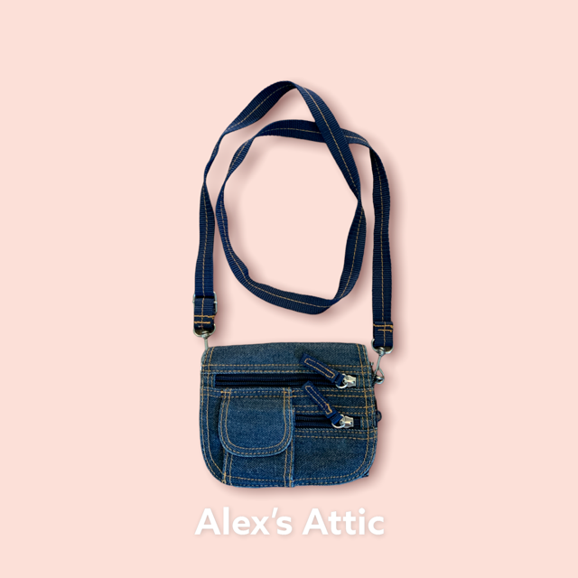 chateau small denim purse pre-owned - Women