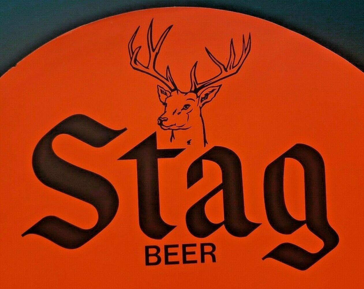Vintage Stag Beer Brewery 18" Florescent and 10 similar items