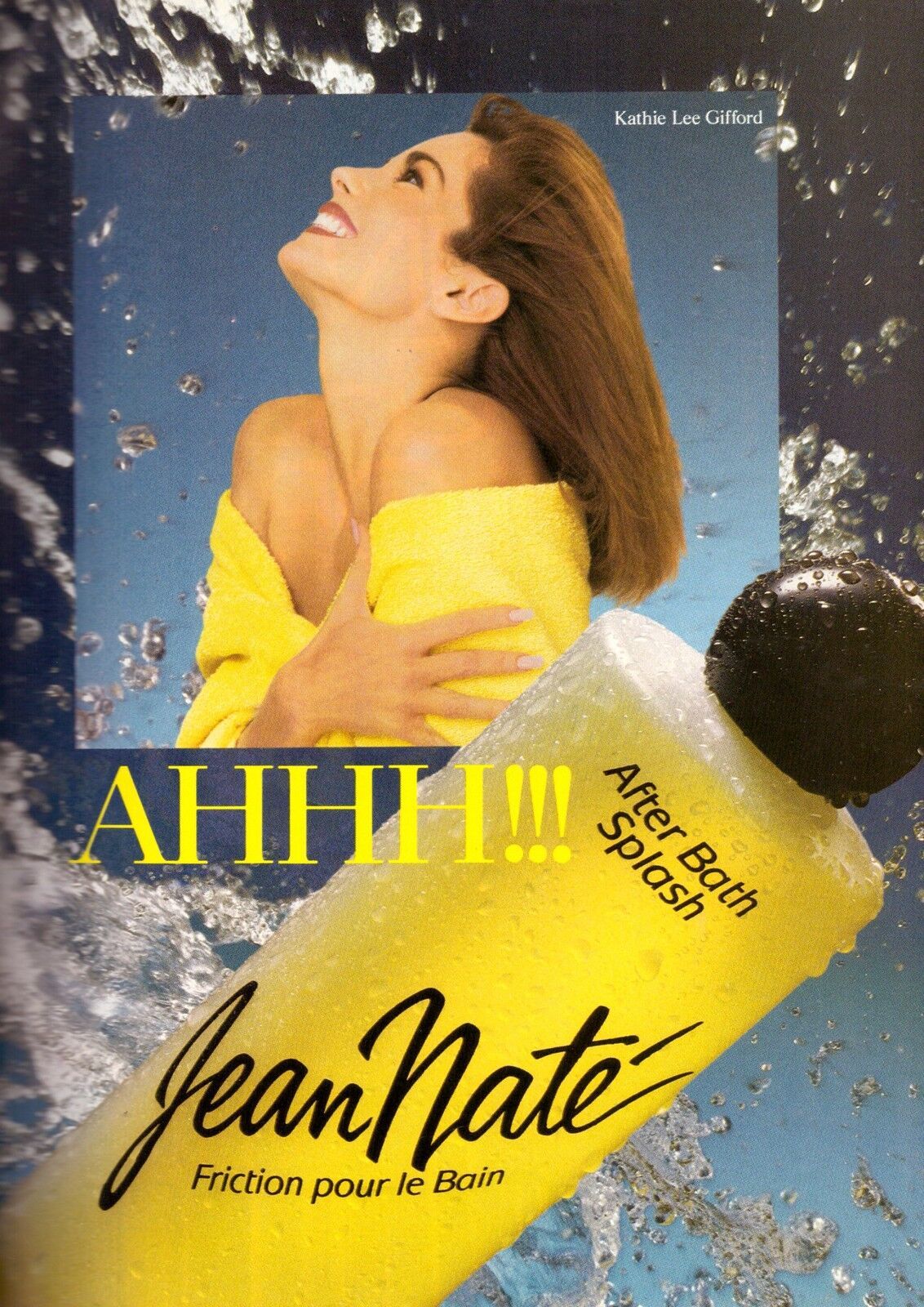 1990 Jean Nate Perfume Kathie Lee Gifford Sexy Vintage Print Ad 1990s ...