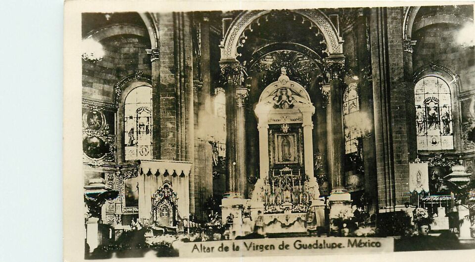 RPPC Mexico Postcard E421 Altar de la Virgen and 50 similar items