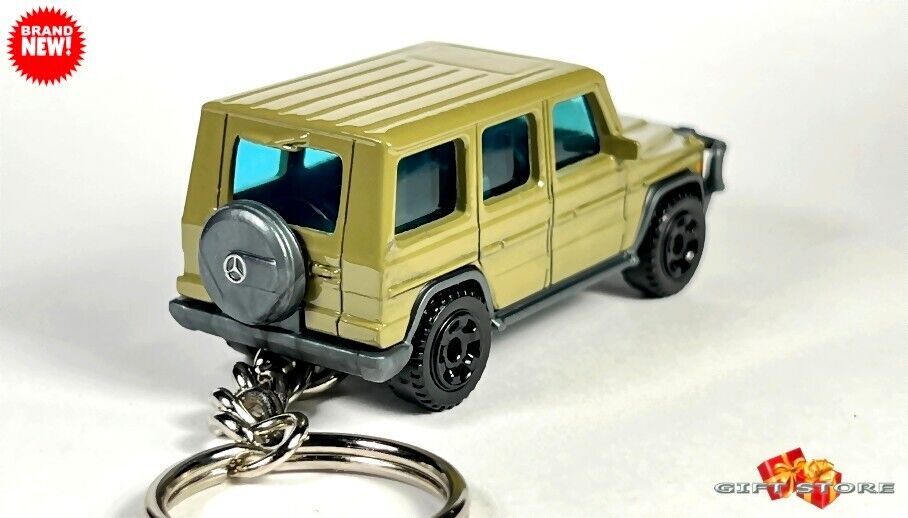 RARE KEY CHAIN SATIN KHAKI BLACK OPS MERCEDES G CLASS AMG WAGON NICE ...