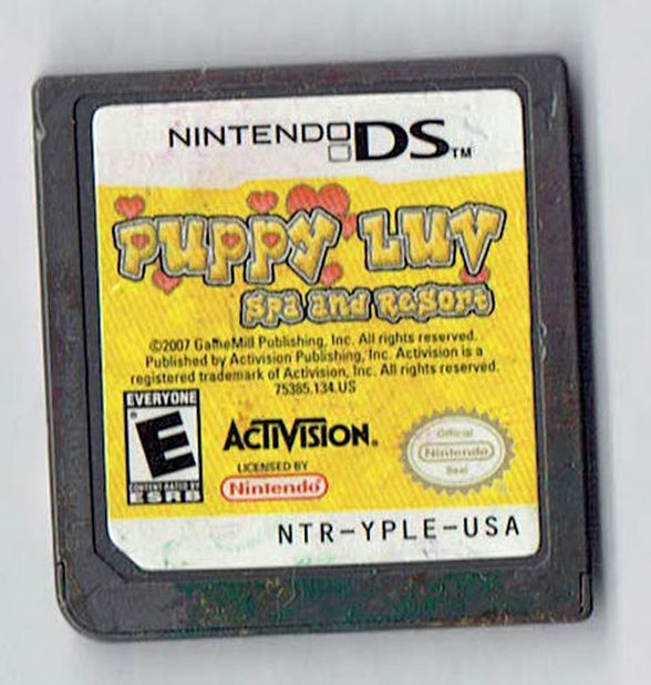 Nintendo DS Puppy Luv Spa and Resort Video Game Cart Only - Video Games