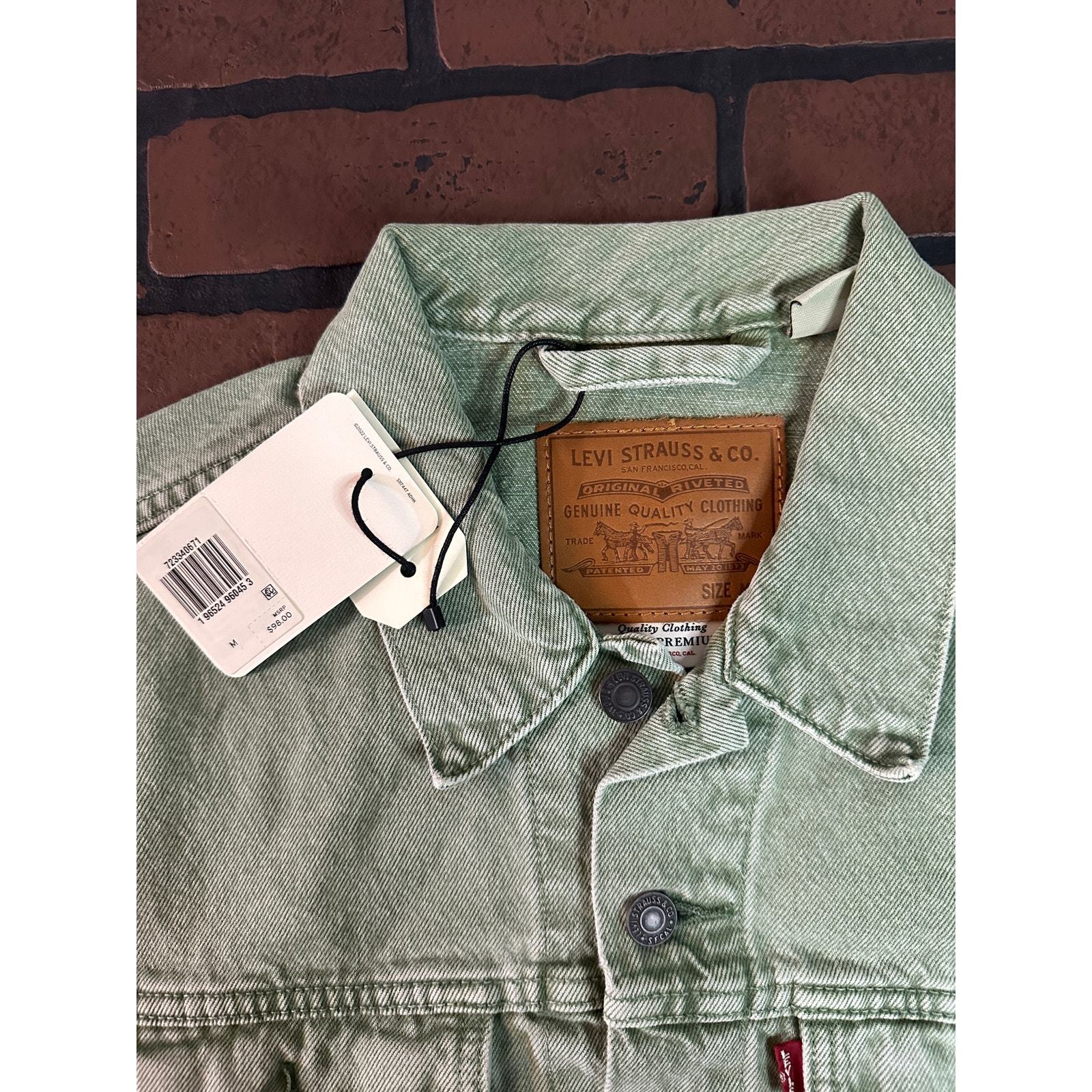 Levi’s Green Denim Jacket - Coats & Jackets