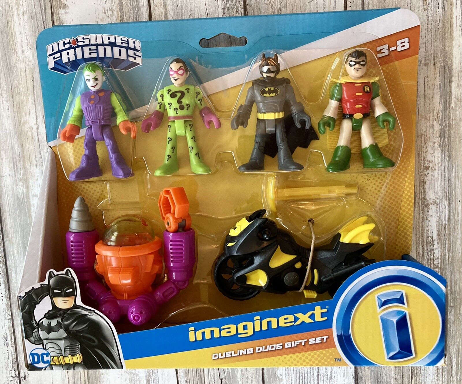 Fisher-Price Imaginext DC Super Friends Dueling Duos Gift Set Batman ...