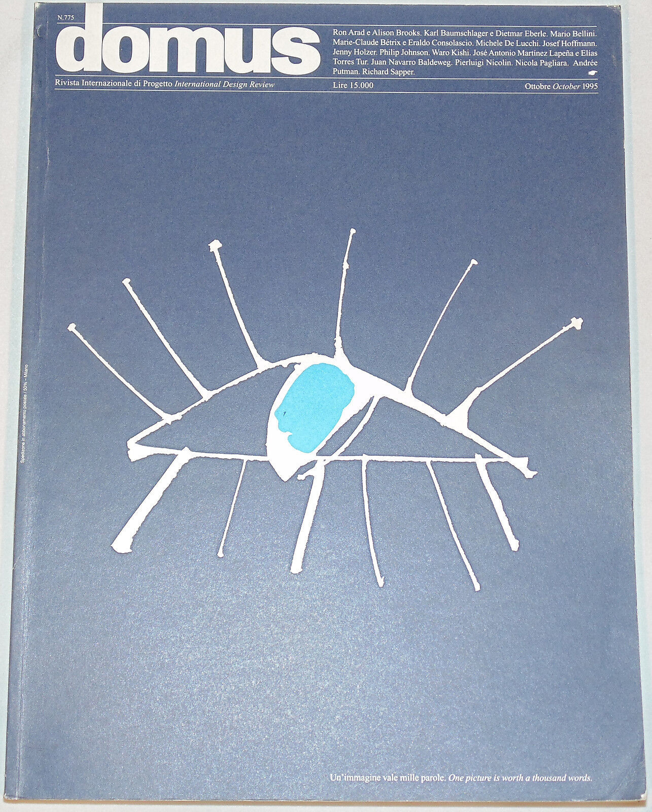 Domus Magazine No. 775 - October 1995 Italian Architecture and Design ...