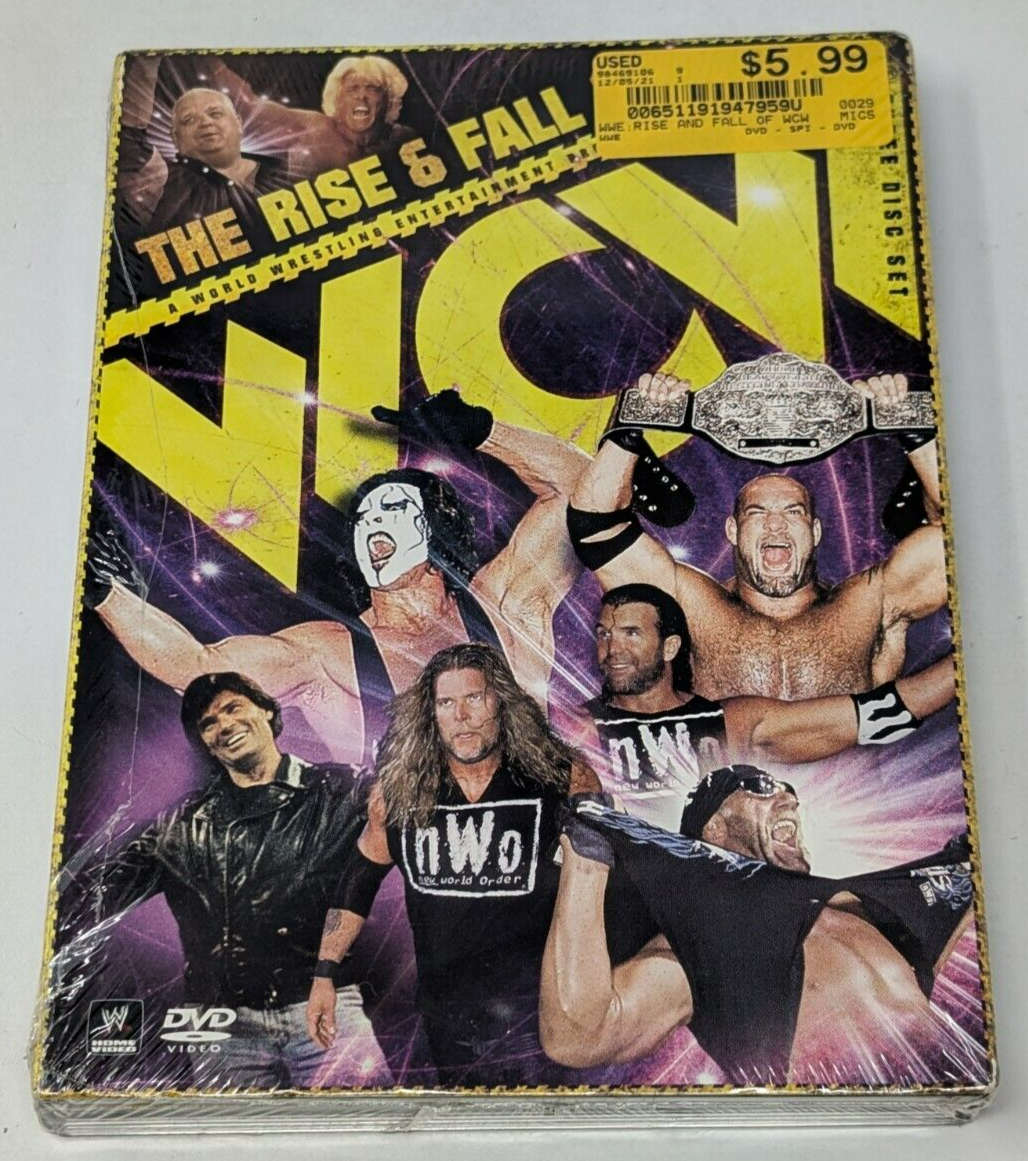 WWE The Rise and Fall of WCW DVD 2009 3-Disc Box Set - DVDs & Blu-ray Discs