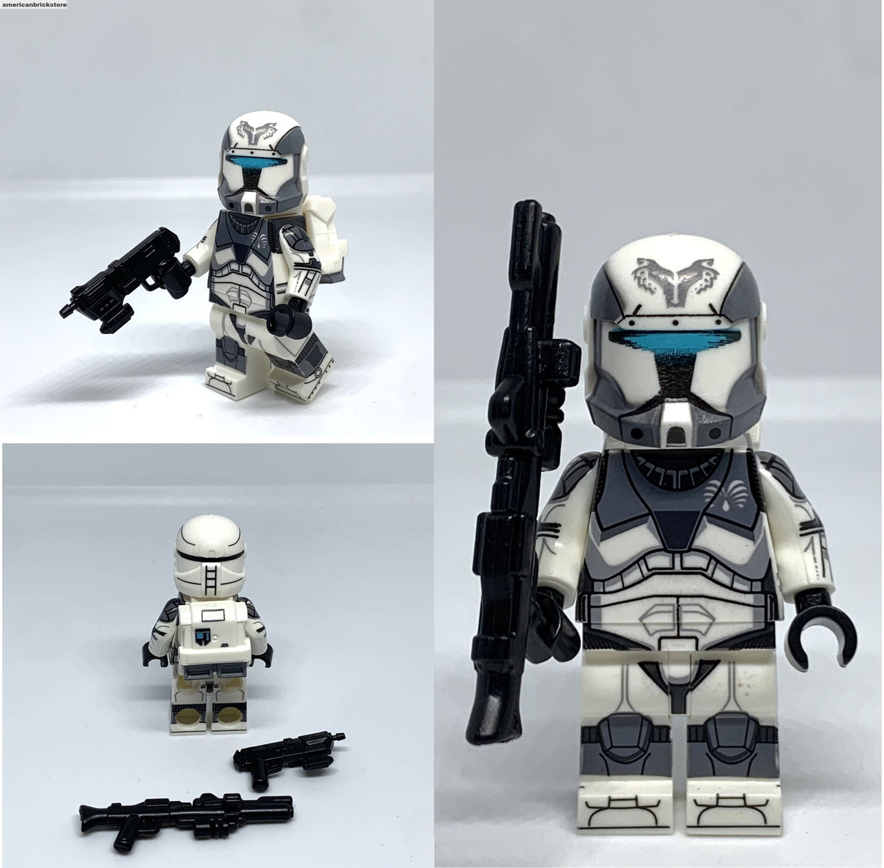 Wolfpack Clone Trooper Wolfpack Commando Custom Minifigures - LEGO (R ...