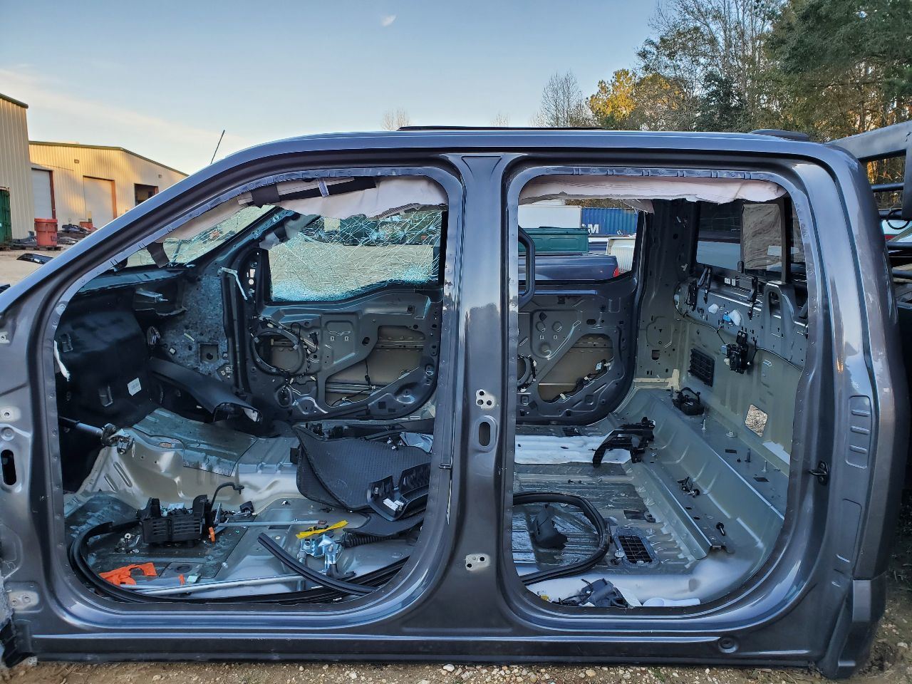 2021 2024 Ford F150 Lariat Coyote OEM Left Cab Structural Body Cut Crew ...