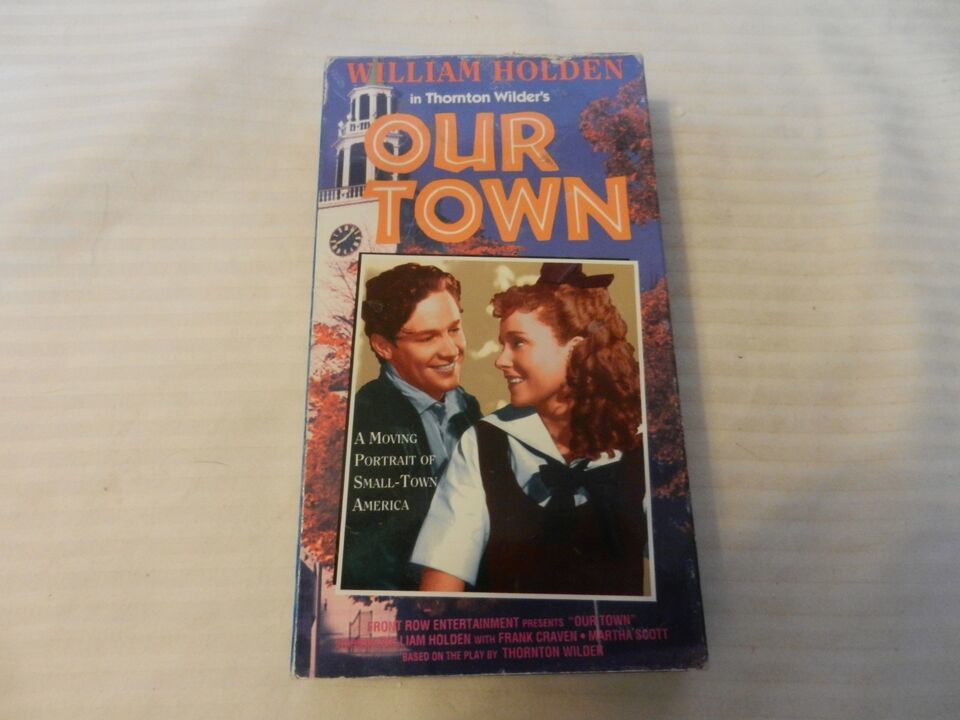 Our Town (VHS/EP, 1993) William Holden, Frank Craven, Martha Scott ...
