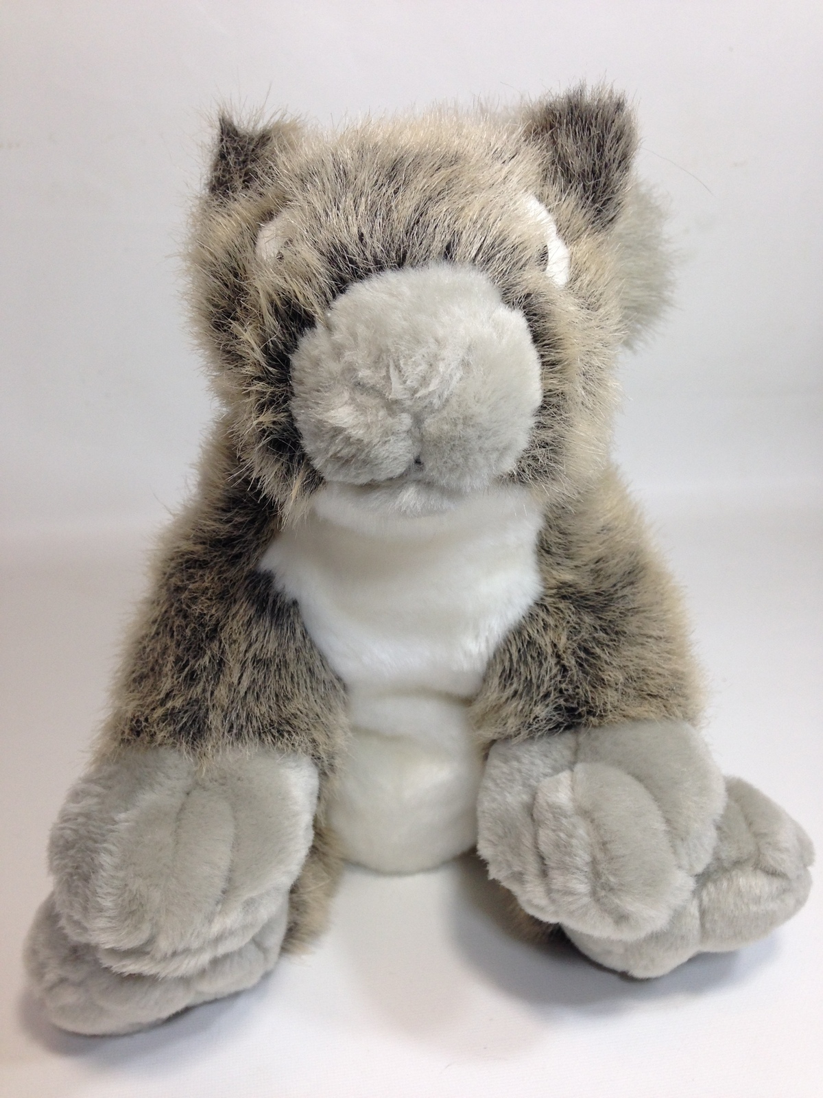 Gray Squirrel Soft Fluffy Tail Life Like Plush Toy Grey Furry Stuffed ...