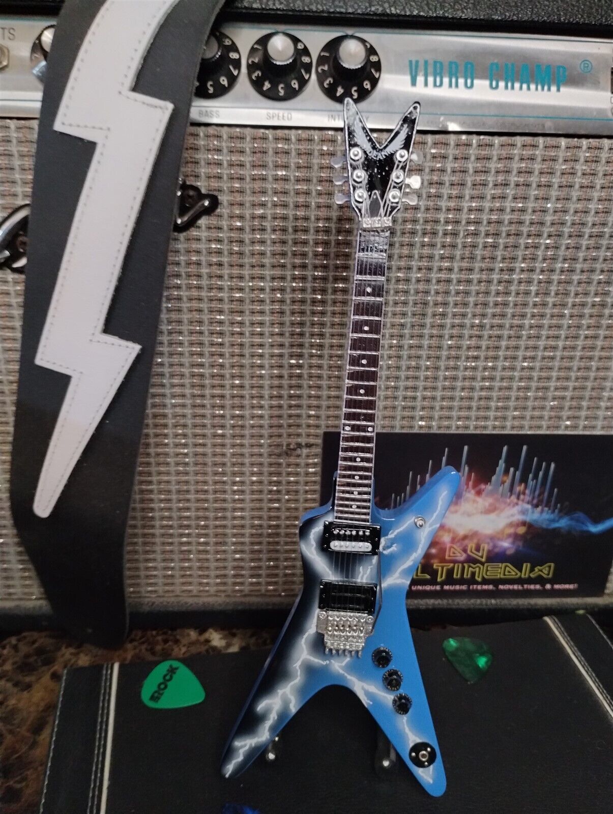 DIMEBAG DARRELL (PANTERA) From Hell Bolt 1:4 Scale Replica Guitar ~Axe ...