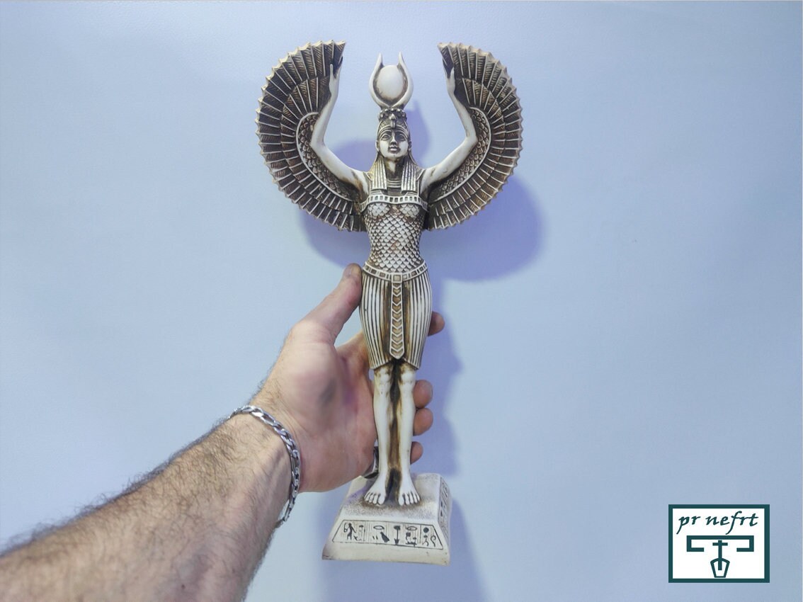 The winged goddess Isis statue - A powerful statue of Isis is Available ...