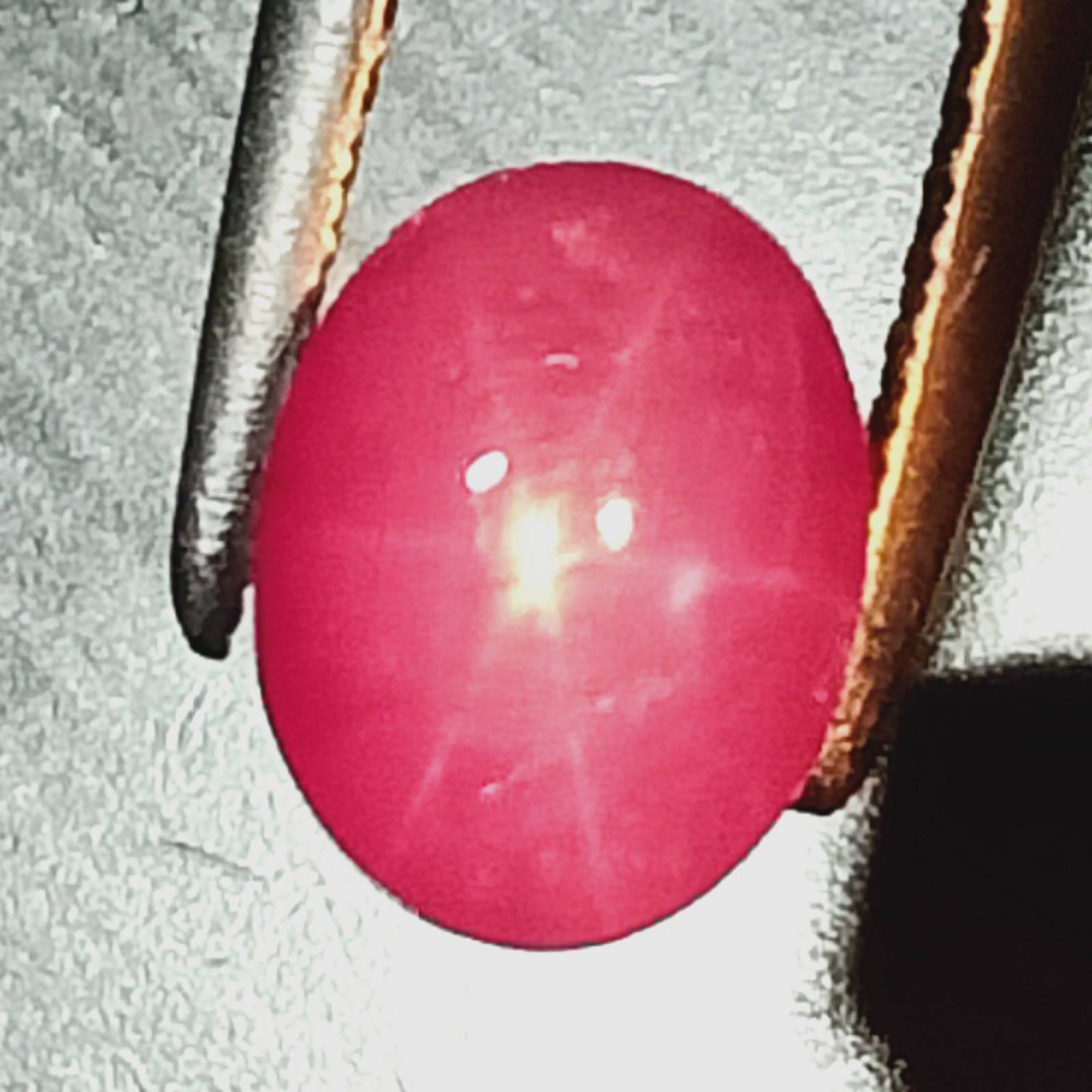 No Heat Star Ruby , 3.35 Cttw , African Star Ruby ,Star Ruby 3 Carat ...