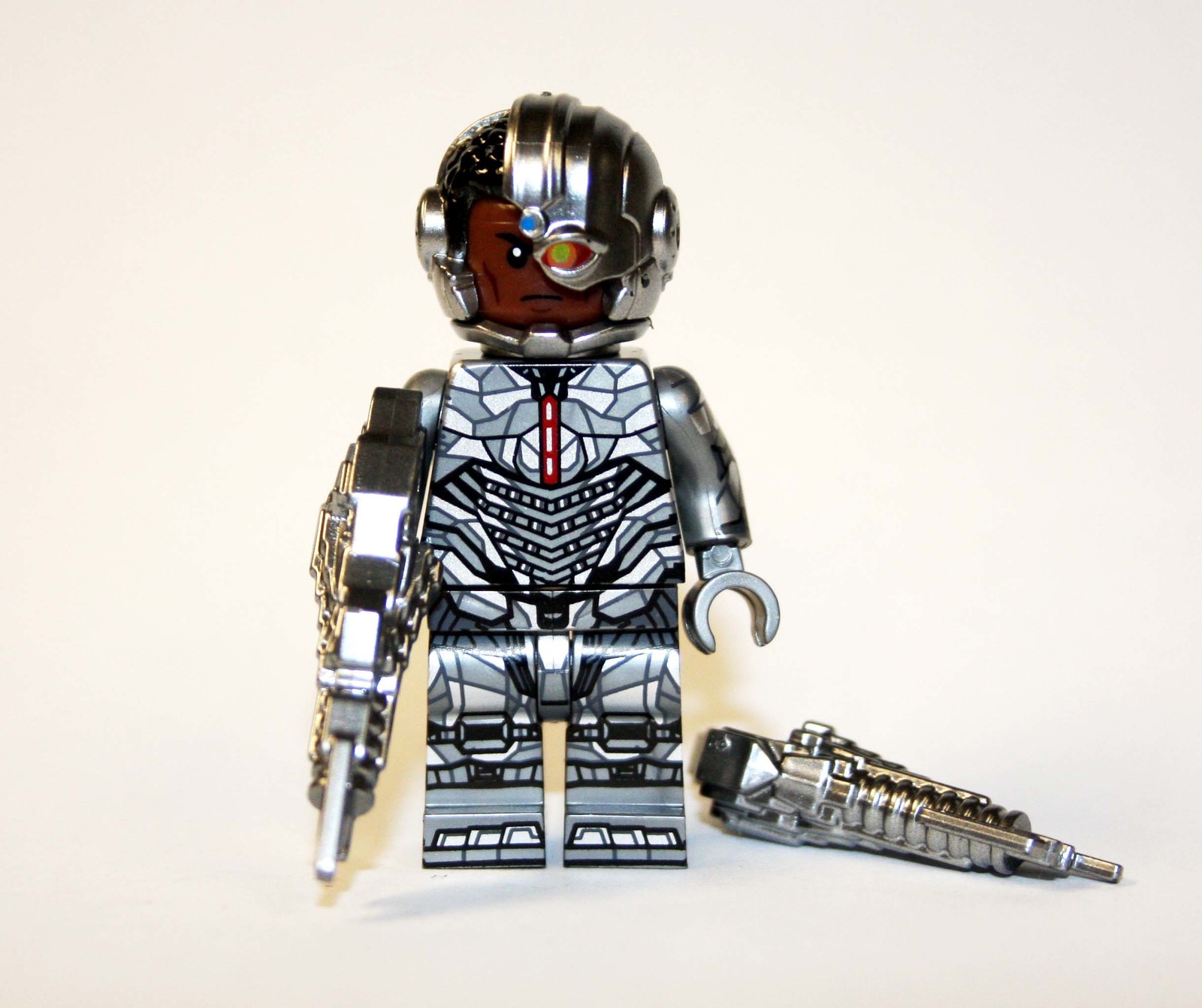Building Cyborg Dceu Dc Comic V2 Minifigure Custom - LEGO (R) Minifigures