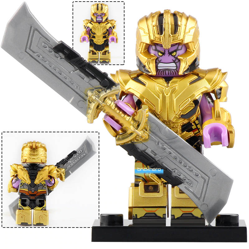 Armored Thanos (Avengers Endgame) MCU Super Heroes Lego Custom ...
