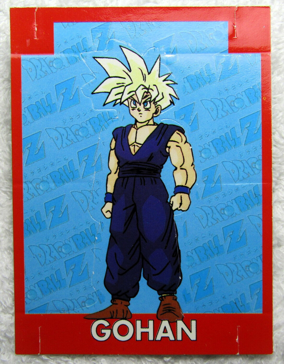 1999 Bird Shueisha Toei Dragon Ball Z DBZ Teen Gohan Fold Out Pop Up ...