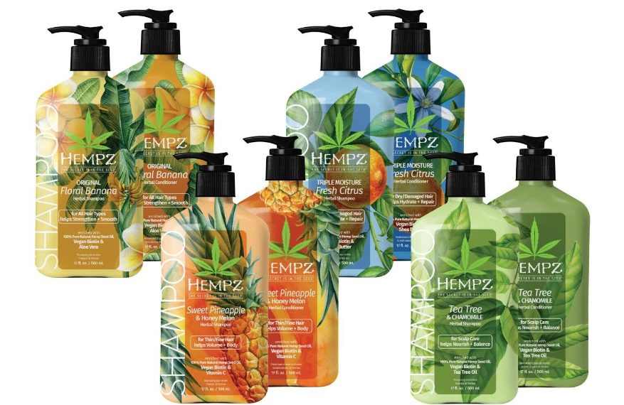 Hempz Hair Care Shampoo & Conditioner Triple Moisture Fresh Citrus 17 ...