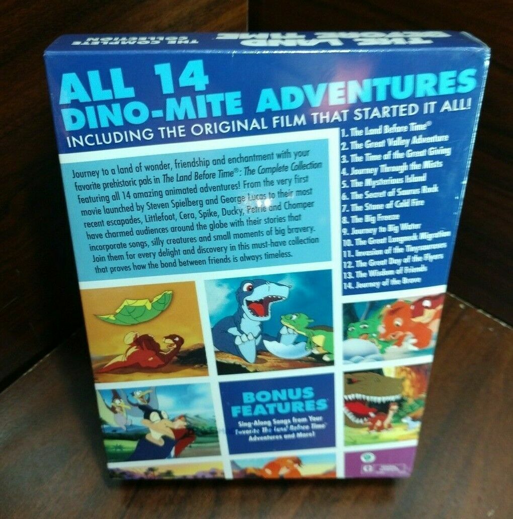 The Land Before Time:Complete Collection (DVD,14 Movies,8-Disc Set)NEW ...