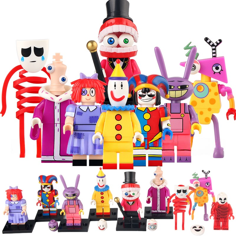 8pcs The Amazing Digital Circus Gangle Jax Pomni Zooble Kinger ...